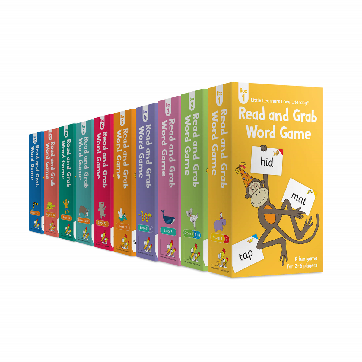 Read and Grab Word Game Pack (1-10) – The Reading League Shop
