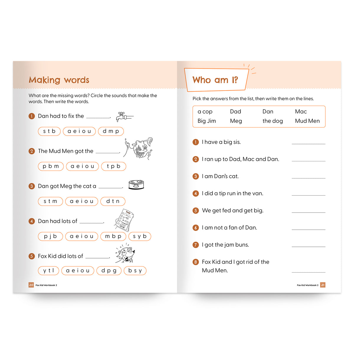 Fox Kid Class Workbook Pack Stages 1-6 – The Reading League Shop