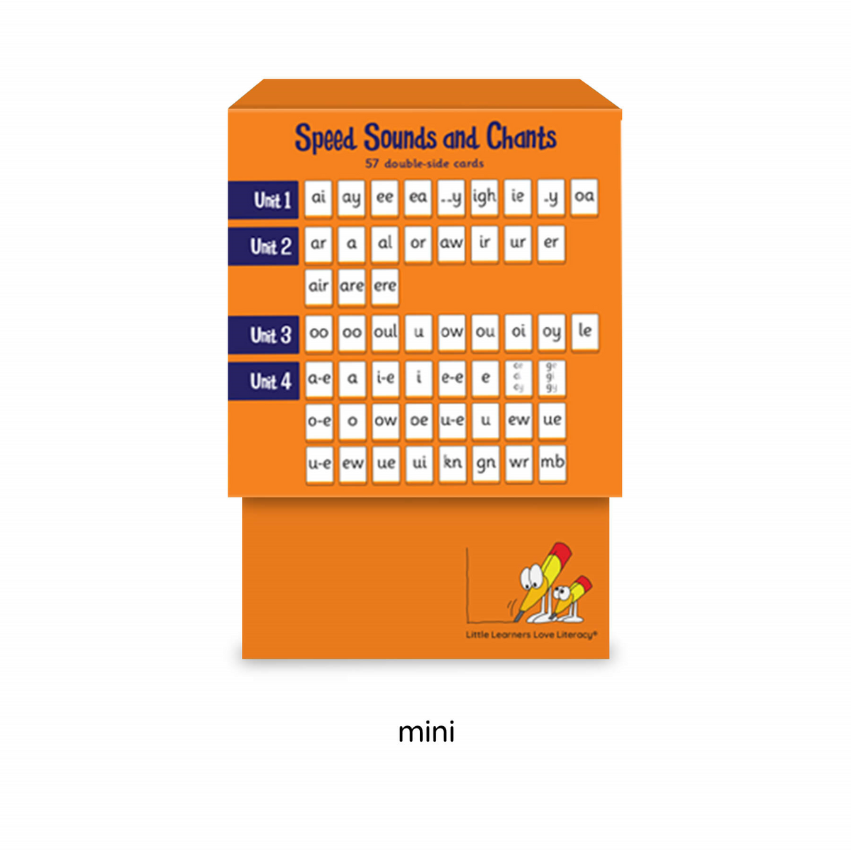 Speed Sounds and Chants Cards Stage 7 Mini Set – The Reading League Shop