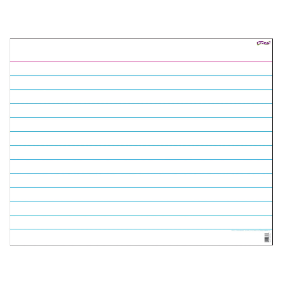 Index Card (white) Wipe-Off® Chart, 22" x 28" – The Reading League Shop